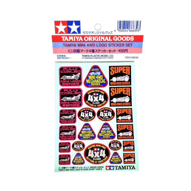 Jual Tamiya 66639 Mini 4WD Logo Sticker Set - Multicolor di Seller AEGO ...