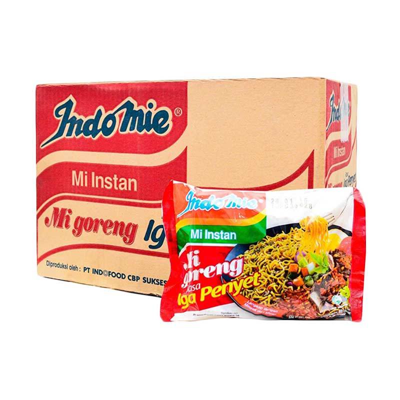 Jual Indomie Goreng Iga Penyet Mie Instan [80 g/ 40 pcs/ Dus] di Seller ...
