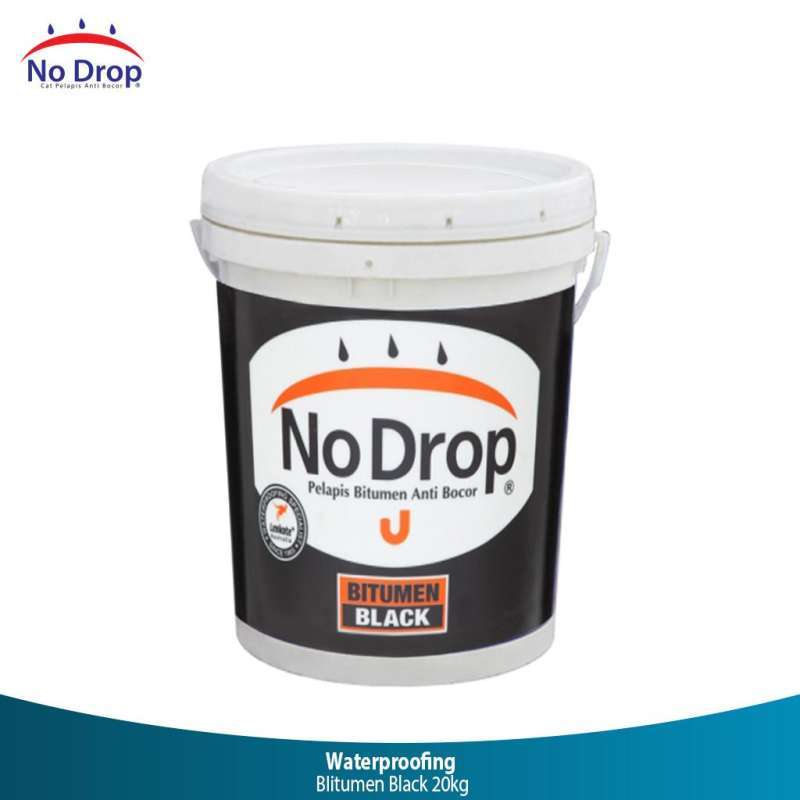 Jual NO DROP BITUMEN BLACK 20KG (CAT PELAPIS ANTI BOCOR - WATERPROOFING ...
