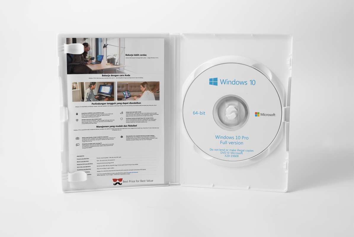 Jual Windows 10 Professional Original Sertifikat Coa + Dvd Box Di ...