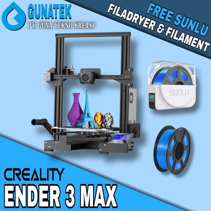 Jual CREALITY 3D PRINTER ENDER - 3 MAX di Seller Gunatek JKT Cempaka ...