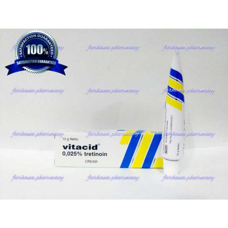 Jual Jual Promo Vitacid Cream 0,025 % 15 gr - Cream Untuk Noda Bintik ...