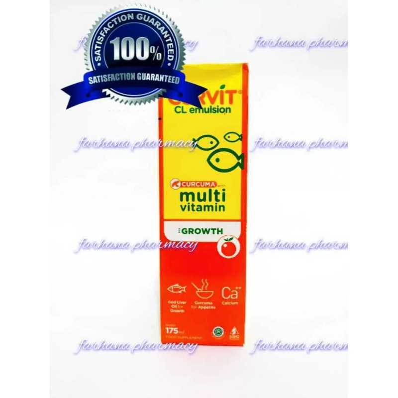 Jual Jual Promo Curvit CL Emulsion Syrup 175 ml - vitamin & penambah ...