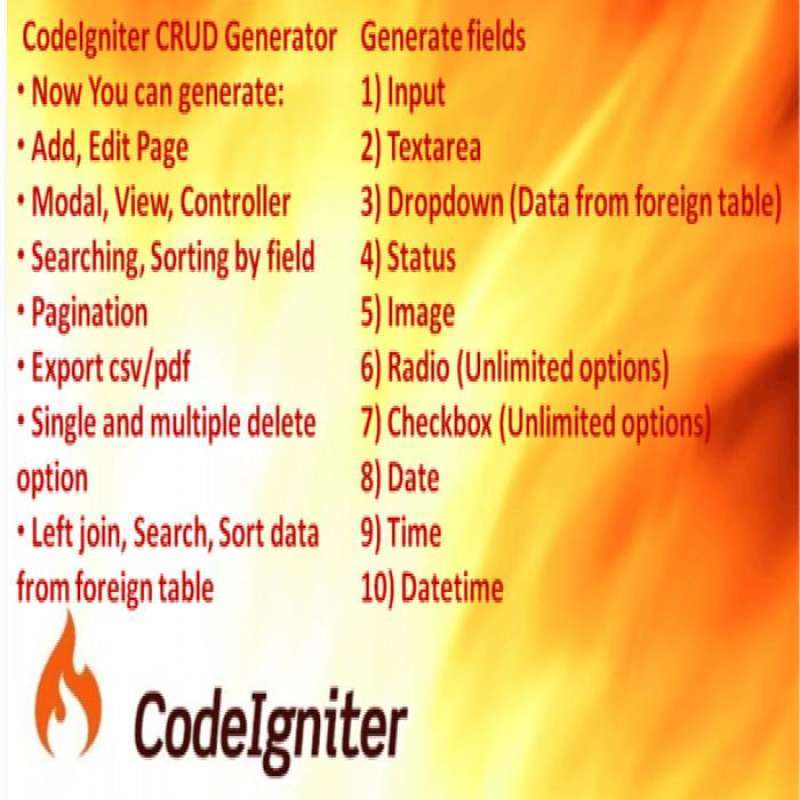 Jual Program Codeigniter Crud Generator di Seller Bukuoriginal - Gayam, Kota Kediri | Blibli