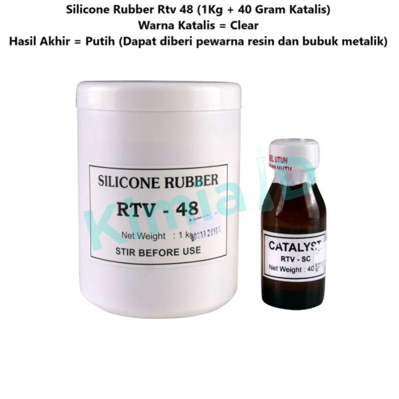 Jual KIMIA.ID Silicone Rubber Rtv 48 1Kg Epoxy Resin Bening Resin ...