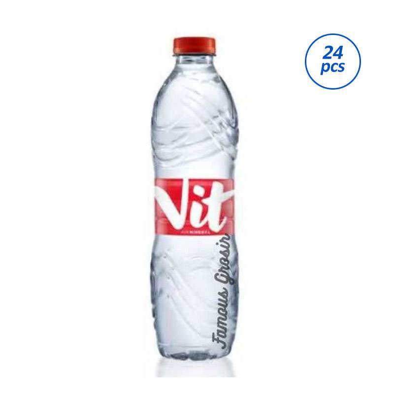 Promo VIT Air Mineral [600 mL/ 24 pcs/ 1 Dus/ Kemasan Botol] Diskon 8% ...