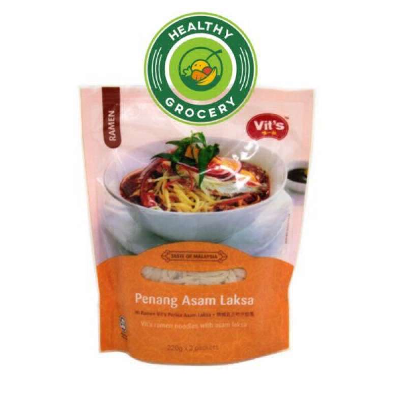 Jual Vits Penang Asam Laksa 220gr x 2 Packets Ramen Noodles with Asam ...