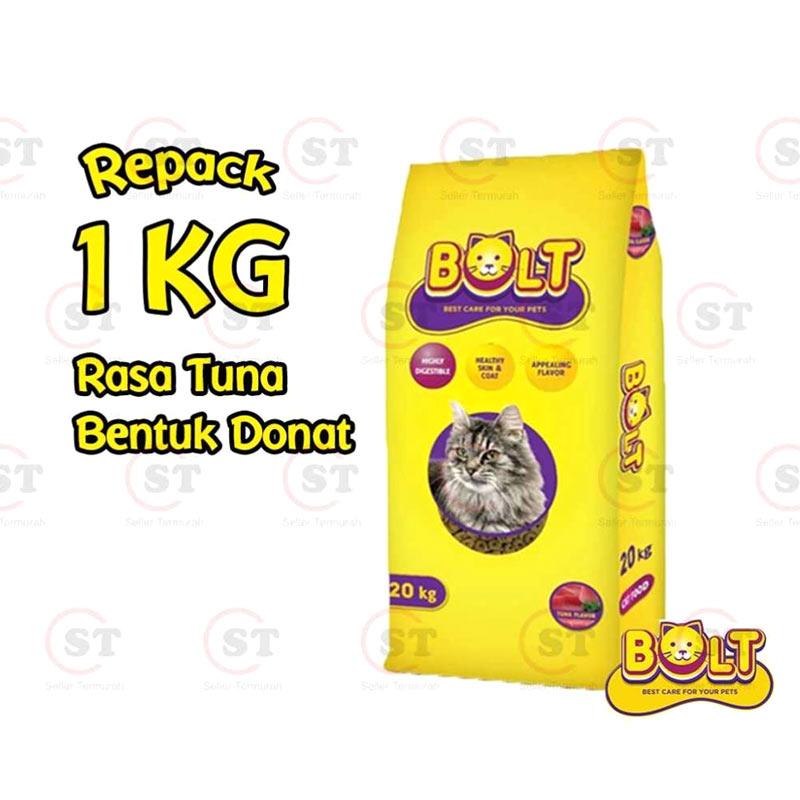Jual BOLT CAT Rasa Tuna / Salmon Bentuk Ikan / Donat Catfood Makanan ...
