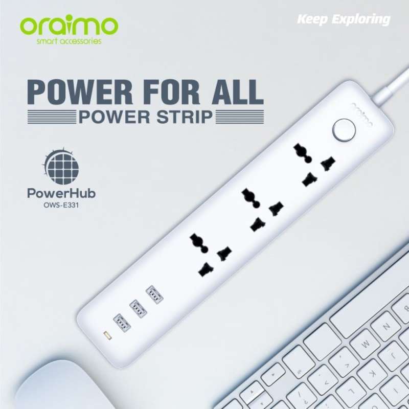 Jual Oraimo Smart USB Plug Power Colokan Listrik Stopkontak OWS-E331 di ...
