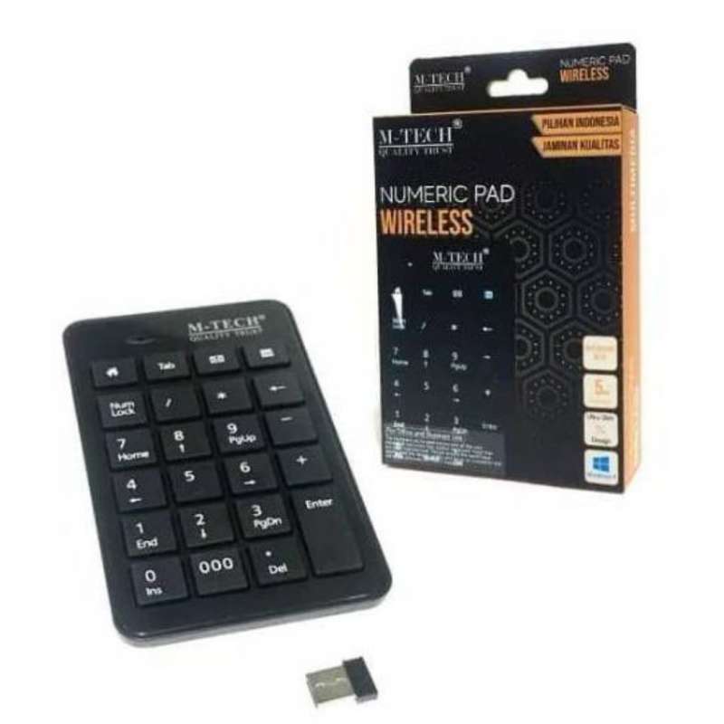 Jual M Tech Original Wireless Keyboard Keypad Angka Numerik Kasir Di