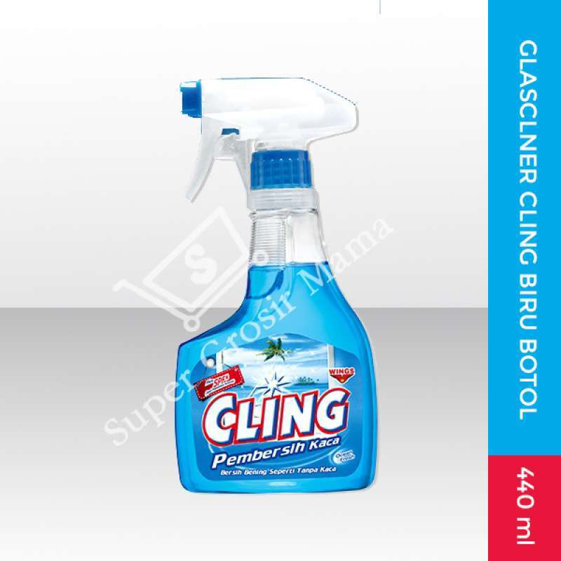 Jual Cling Pembersih Kaca Biru 440 Ml Botol Termurah - Harga Grosir ...