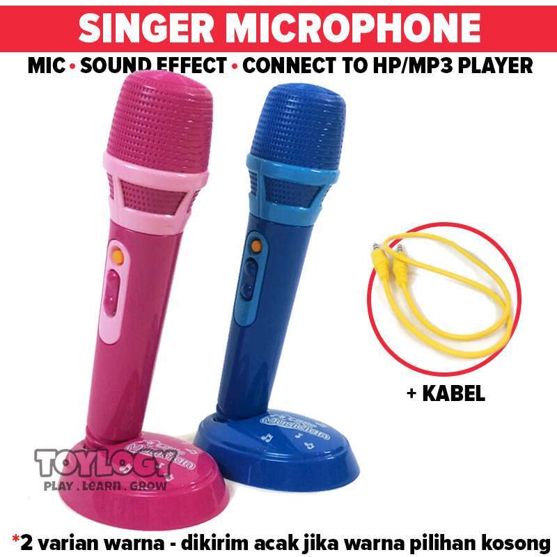 Jual Mainan Musik Anak Singer Self Microphone Mic Sound Effect Efek ...