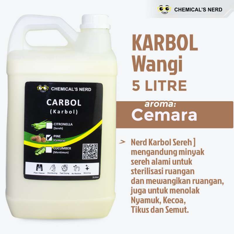 Jual Karbo Pinusl 5Liter, Karbol Cemara 5 Liter, Karbol Penghilang Bau ...