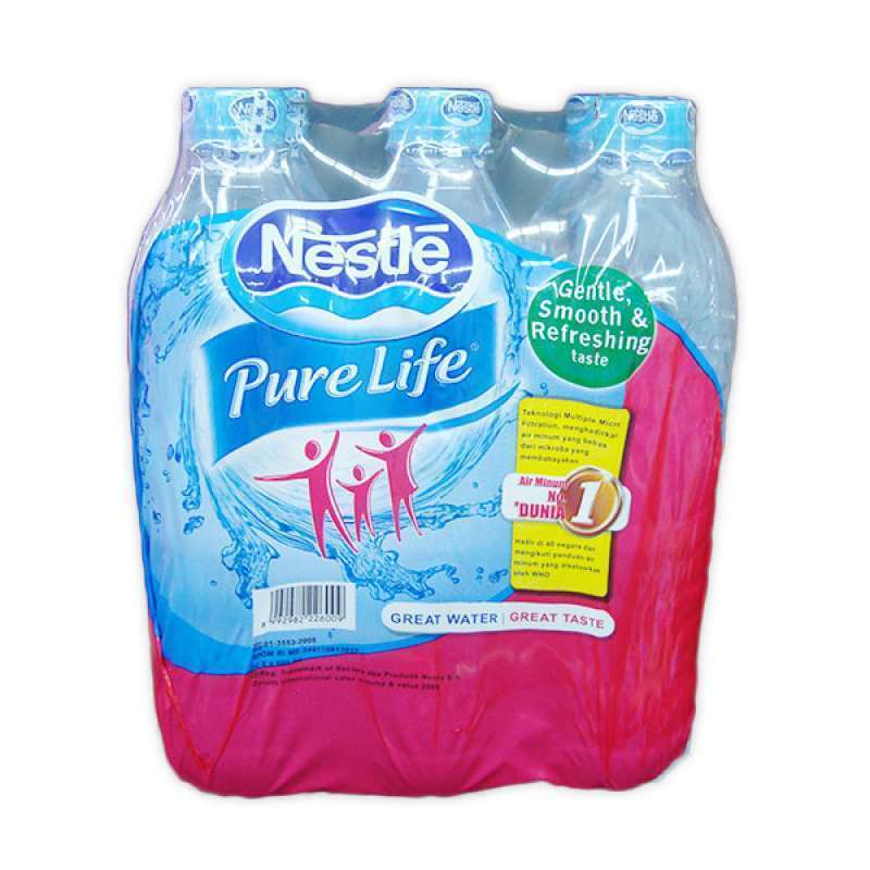 Jual Nestle Pure Life 600 Ml Multipack 6 di Seller Hypermart Daan Mogot ...