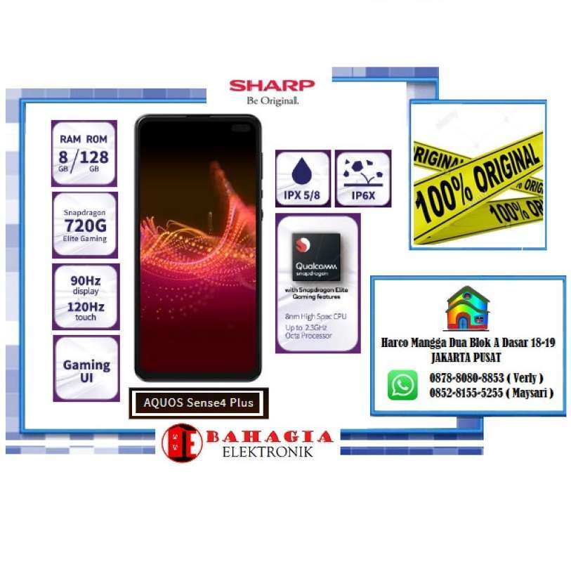 Jual Sharp Aquos Sense 4 Plus Di Seller Cv. Berkat Usaha Mandiri - Cv ...