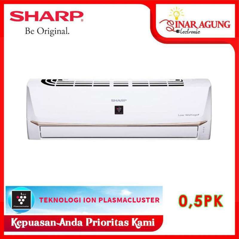 Jual SHARP AC J60 SERIES PLASMA CLUSTER AHAP 5UHL [0.5 PK] - GARANSI ...