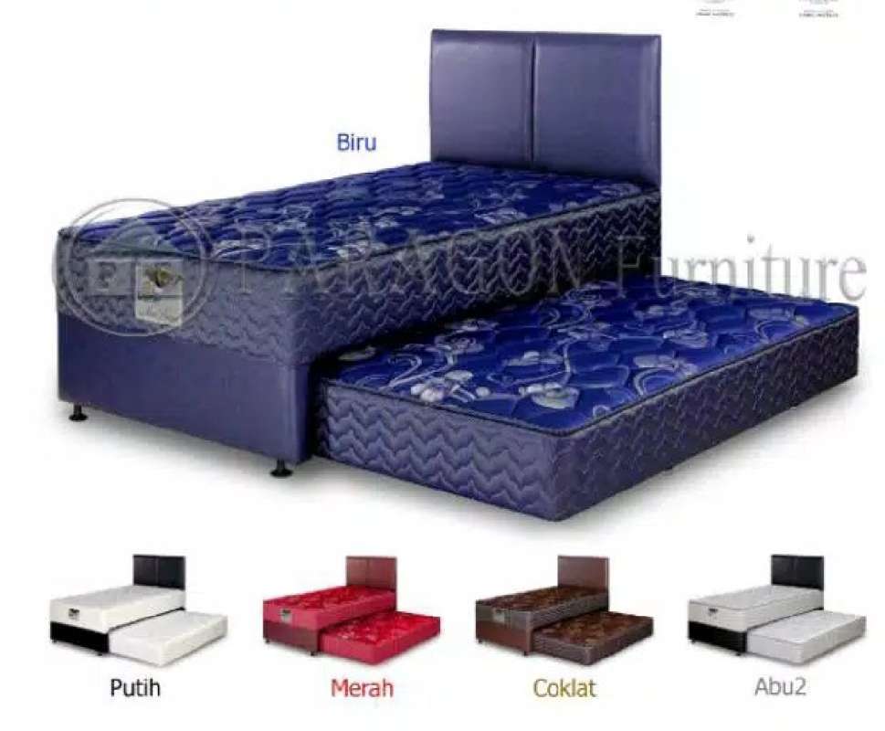 Jual Spring Bed Uk 90 X 200 Cm Kasur 2 In 1 Kasur Minimalis Spring Bed ...