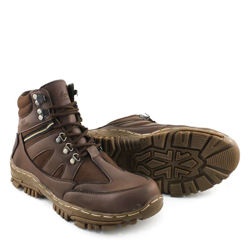Jual Sepatu Pria safety boots proyek crocodile armor pria - Coklat 42 ...