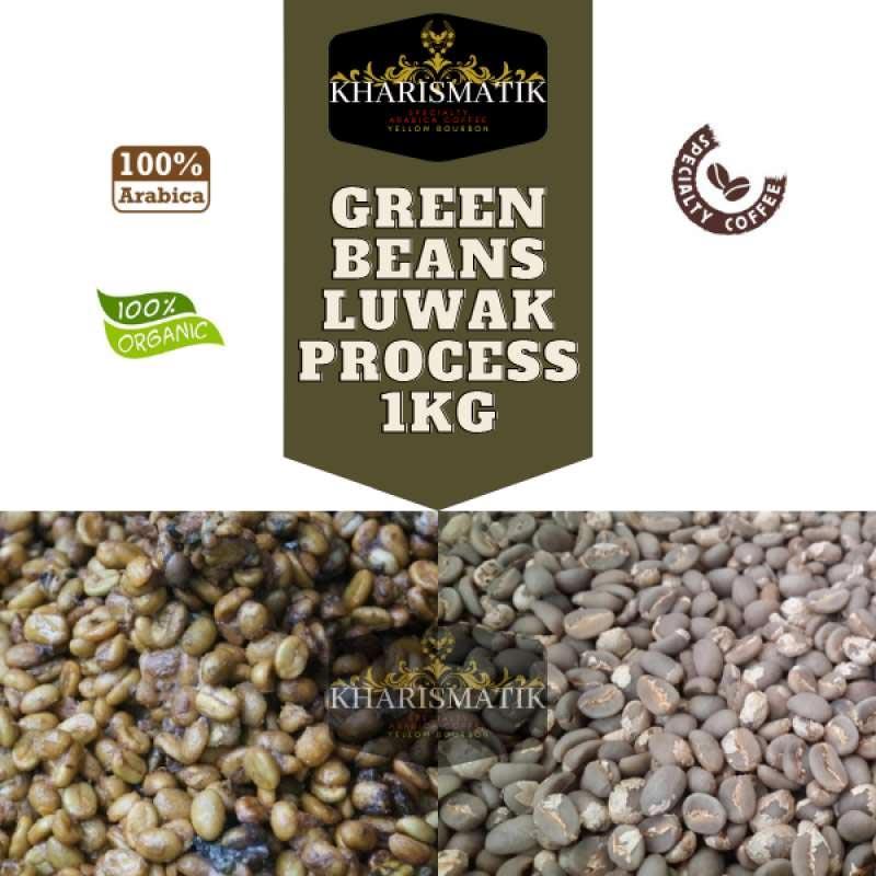 Jual Green beans mongoose luwak coffee specialty arabica yellow bourbon ...