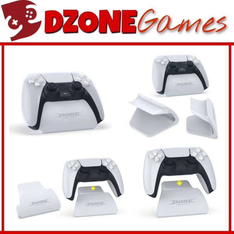 Jual PS5 Dobe Display Stand /PS5 Holder Stand / Dobe TP5-0537 White di ...
