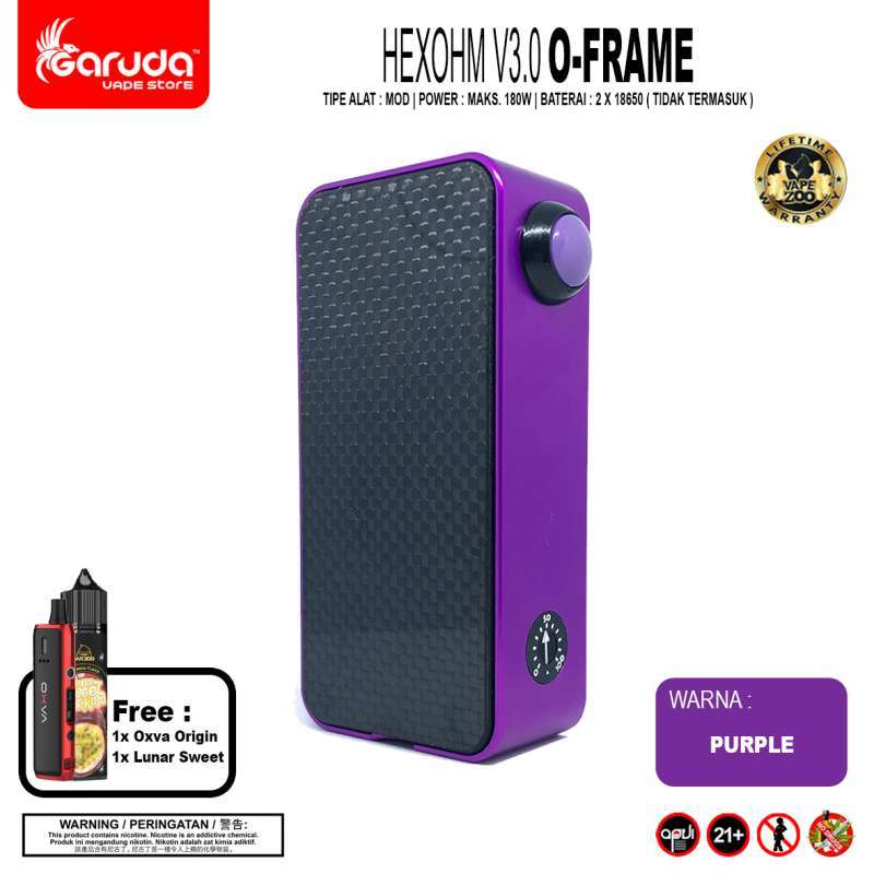 Jual Mod Hexohm V3.0 OFrame 100% Authentic - PURPLE di Seller Garuda ...
