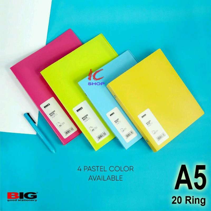 Jual Map Binder A5 20 Ring BIG Pastel Color di Seller IC-Stationery ...