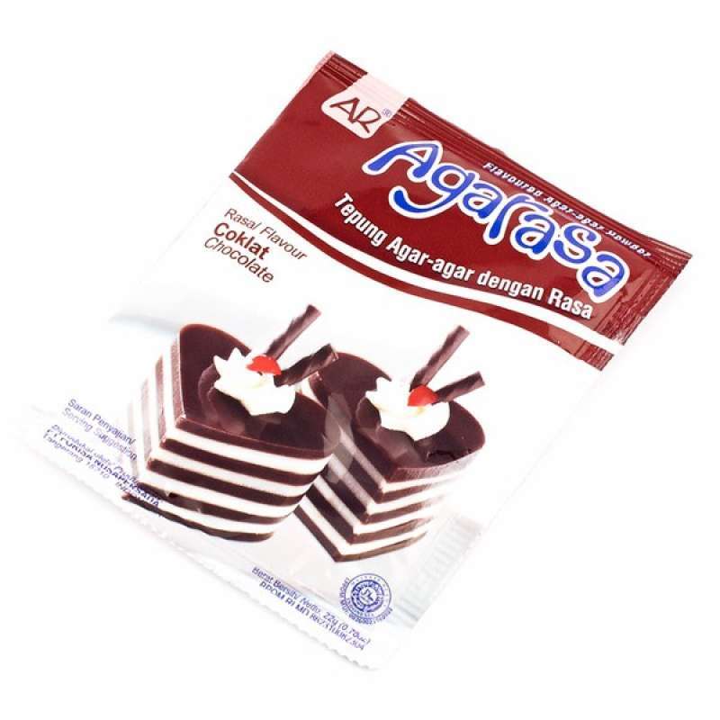 Jual AGARASA Tepung Agar-Agar Rasa Cokelat 10g - AGAR RASA Chocolate ...
