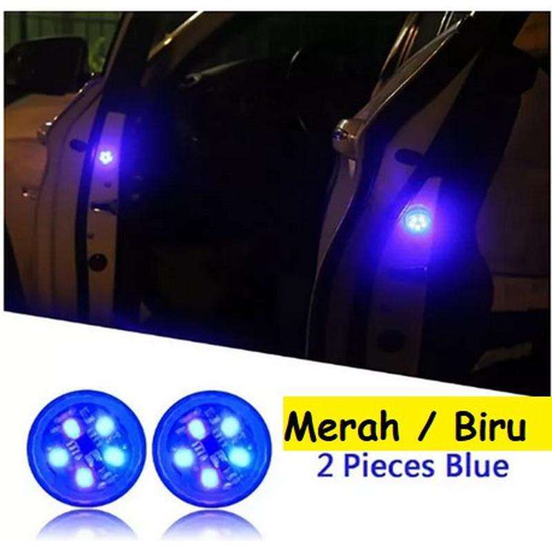 Jual Lampu Led Pintu Mobil Wireless Safety Car Door Warning Light Blue ...