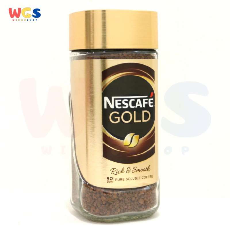 Jual Nescafe Gold Rich & Smooth Pure Soluble Coffee 100gr 50 cups di ...