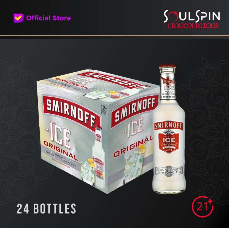 Jual Smirnoff Ice Original 275 ml [ dus 24 botol ] di Seller SOULSPIN ...