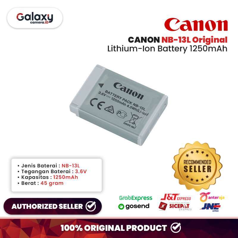Jual Baterai Canon NB-13L Original di Seller Galaxy Camera Official Store - Galaxy Camera ...
