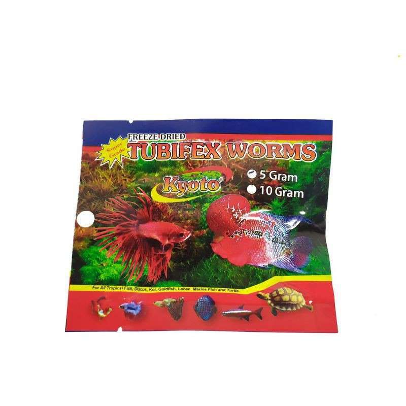 Jual Makanan Ikan Cacing Kering Tubifex Worms 5gr Di Seller Mingo Store ...