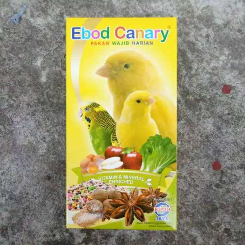 Jual Makanan Pakan Burung Kenari Ebod Canary Kemasan Dus di Seller ...