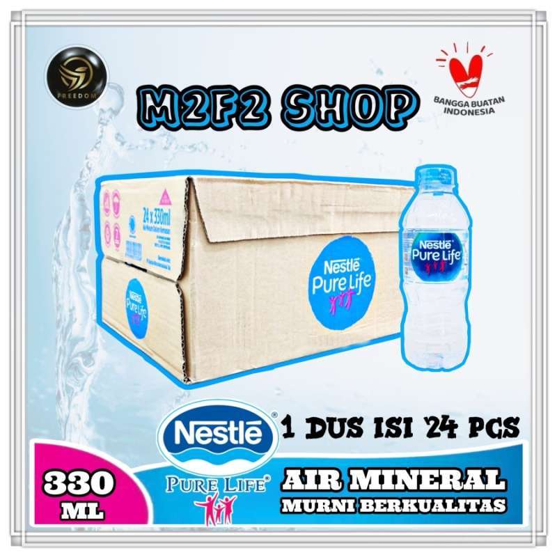 Promo Air Mineral Nestle Pure Life Botol Mini - 330 ml (Kemasan Karton ...