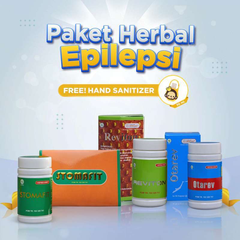 Jual Paket Bundling Obat Herbal Epilepsi Reviton Otarev Stomafit di ...