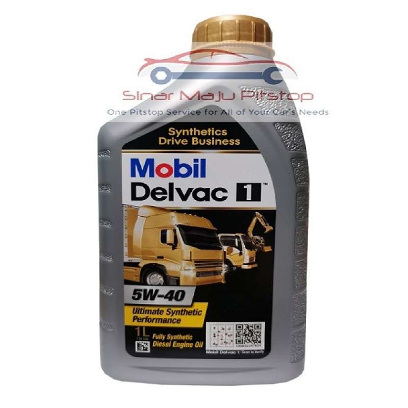 Promo Mobil 1 Delvac 5W-40 Fully Synthetic Diesel Engine Oil - Pelumas ...