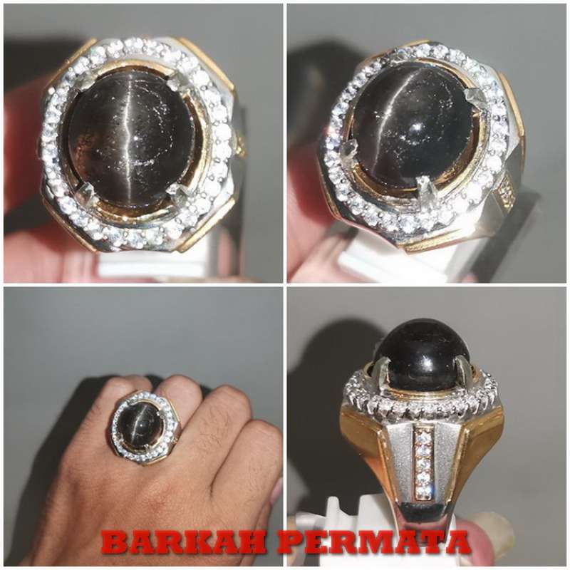 Batu Akik Mata Kucing Hitam