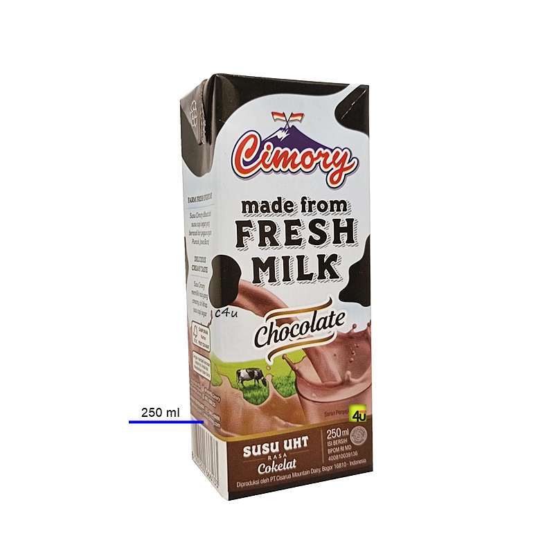 Jual Cimory - Fresh Milk UHT RTD Rasa CHOCOLATE - 250ml di Seller ...