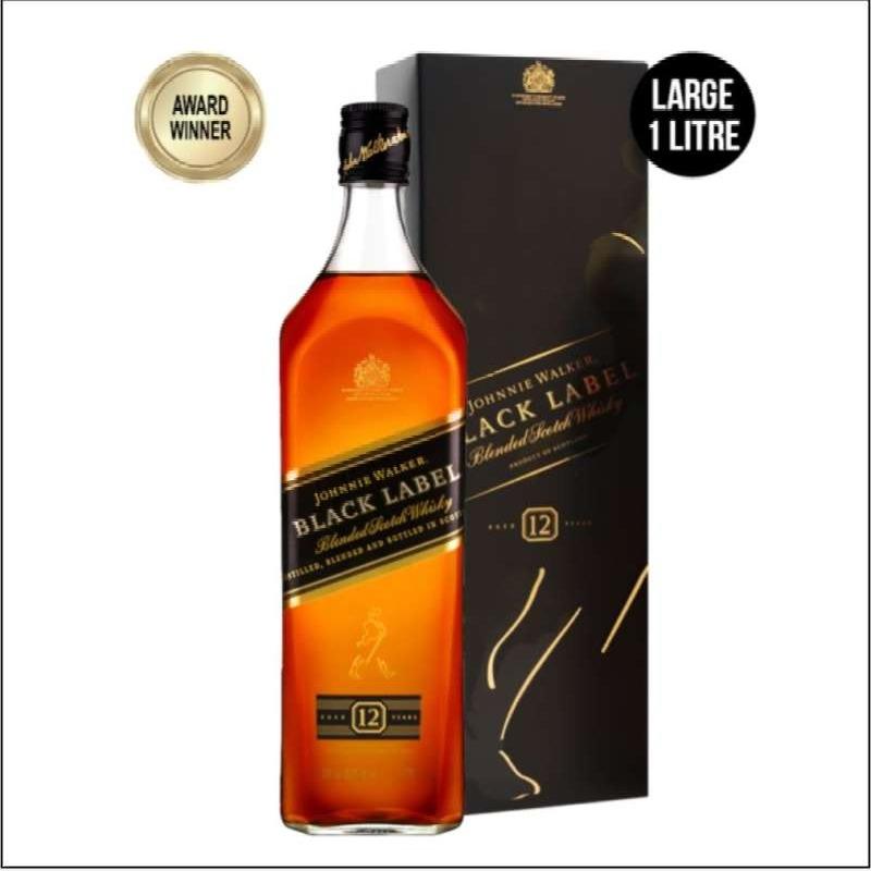 Promo Johnnie Walker Black Label 1 Liter Diskon 28% di Seller ...