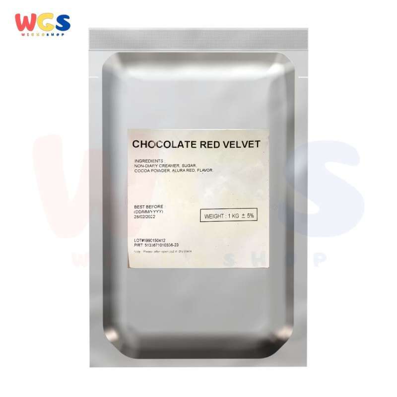 Jual Come Food Chocolate Red Velvet Drink Mix Powder Boba Bubble Tea ...