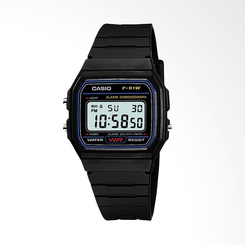 Jual CASIO Original Jam Tangan Pria - Hitam [F-91W-1S] di Seller AM PM ...
