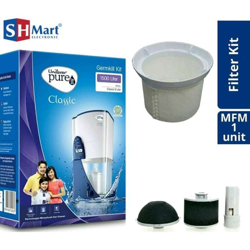 Jual Pure It Unilever Germ Kill 1500 Liter & Mesh Filter Pure It Murah ...