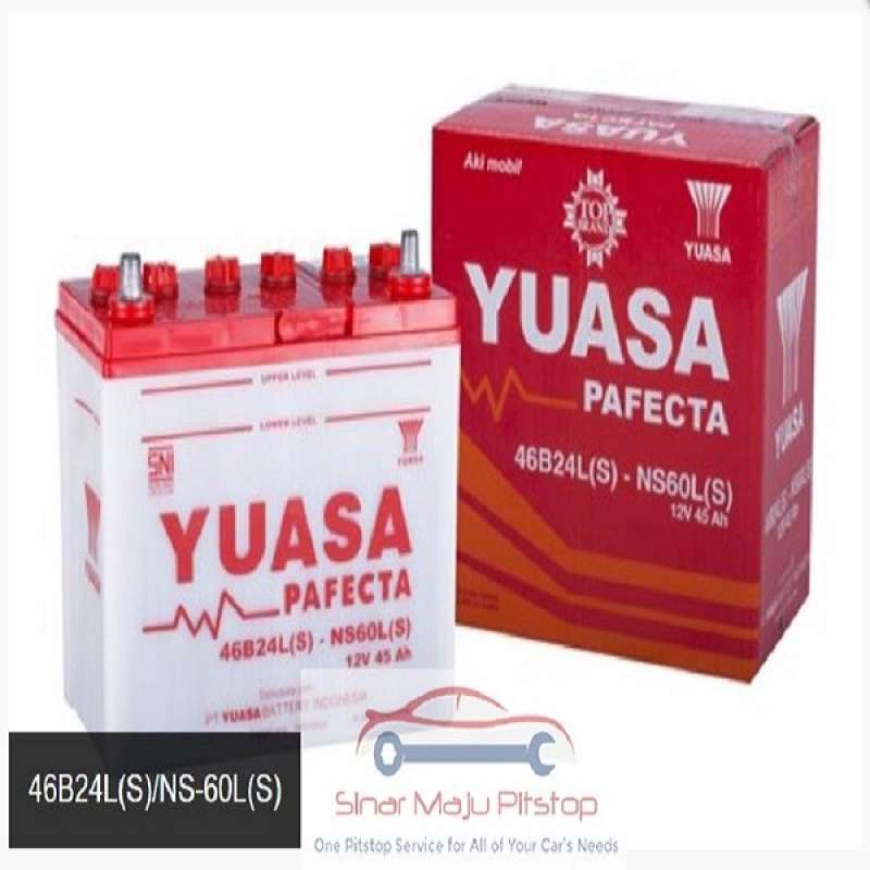 Promo Aki YUASA 46B24LS NS60LS - FORD LYNX & FORD NEW LASER Diskon 12% di Seller Sinar Maju ...