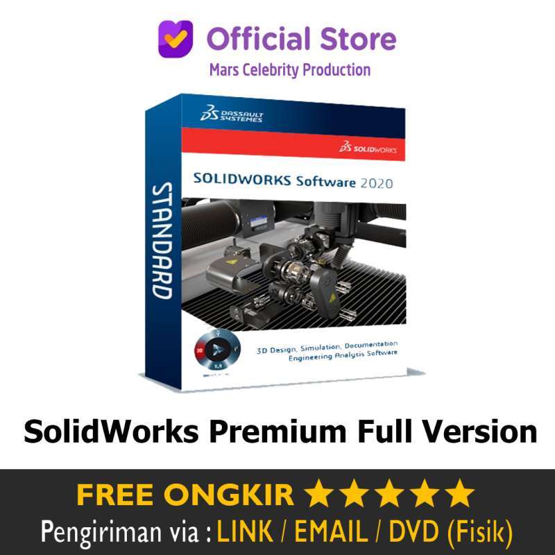 Jual Software SolidWorks Premium Full Version 2020 Terbaru Solid Works ...