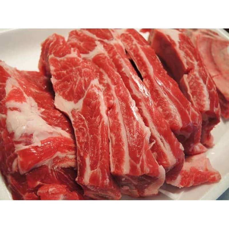 Promo Daging Iga Sapi 250gr Tanpa Tulang Beef Brisket Non Bone 250gr