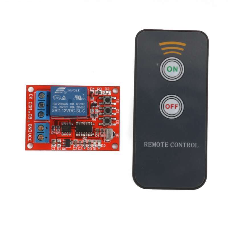 Jual 1CH 12V Wireless LED Relay Driver Learning Module with Infrared ...