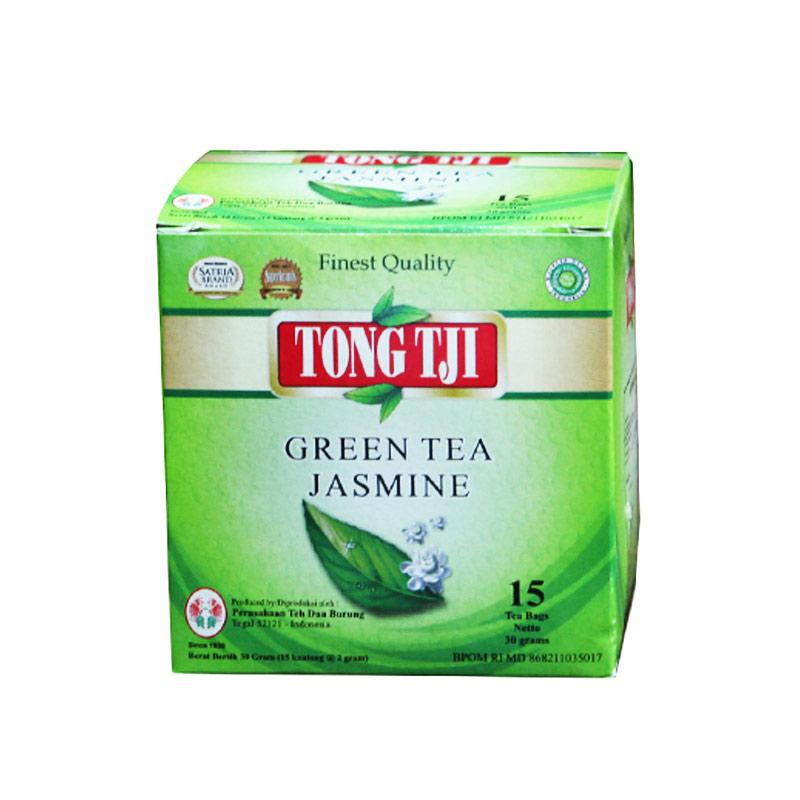 Jual Tong Tji Green Tea Jasmine Teh Celup dengan Amplop [2 g/15 Tea ...