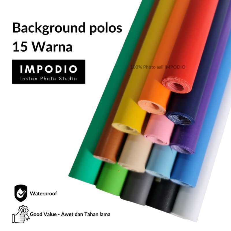 Promo Impodio Background foto warna polos terbaik Ukuran 200cm x 130cm ...
