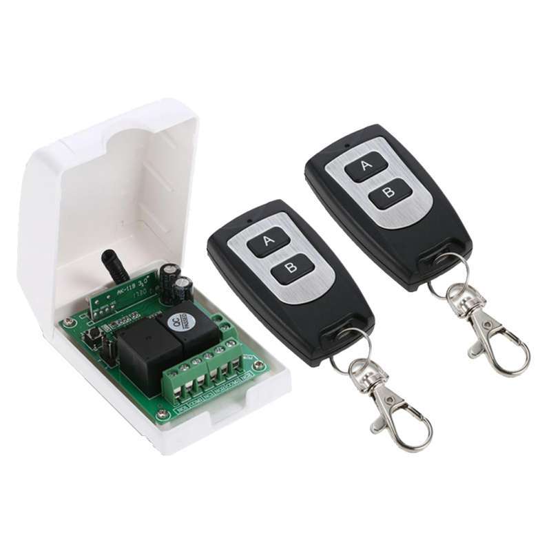 Jual Wireless Remote Control Relay Long Range Dc 12v Receiver With 2 ...
