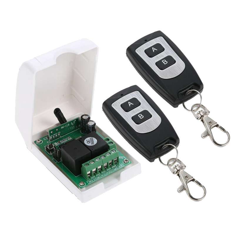 Jual Wireless Remote Control Relay Long Range Dc 12v Receiver With 2 ...